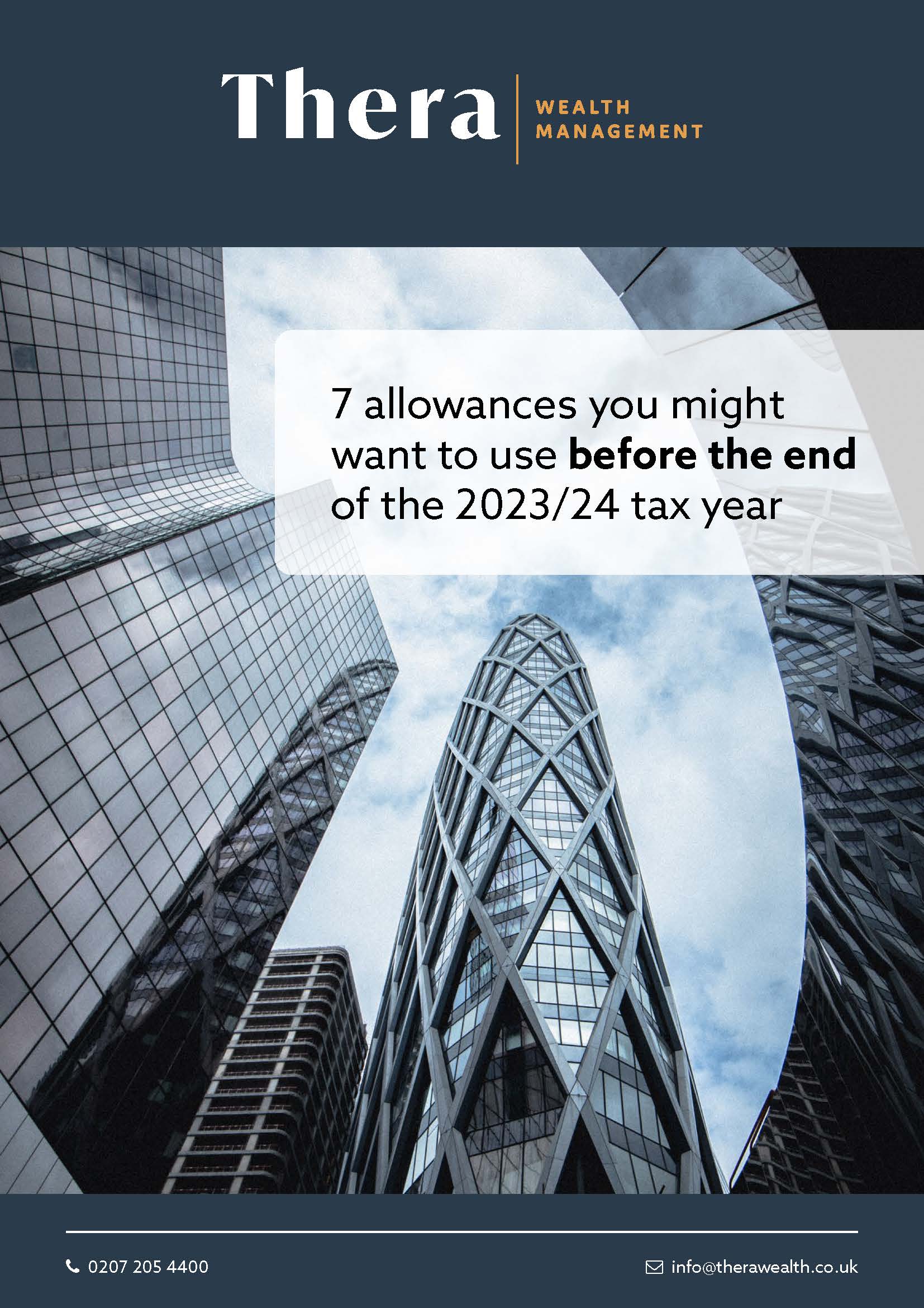 Tax year end Guide- 2023/2024 - Thera Wealth Management